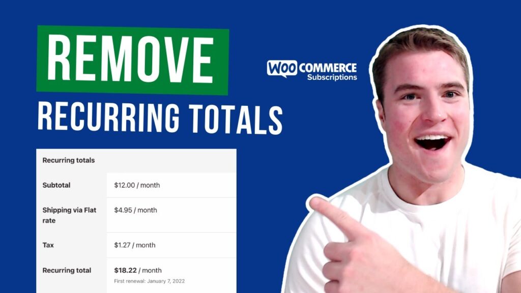 How To Hide Recurring Totals From Cart Checkout Page With Woocommerce Subscriptions